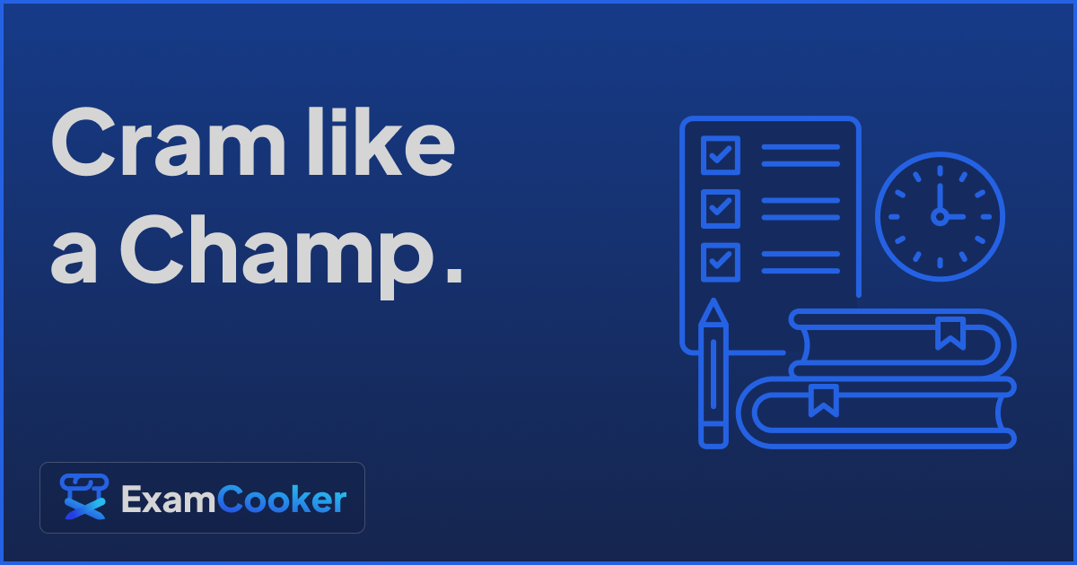 ExamCooker - ACM-VIT